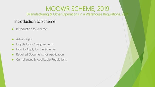 MOOWR SCHEME, 2019.pptx | Logistics | Business