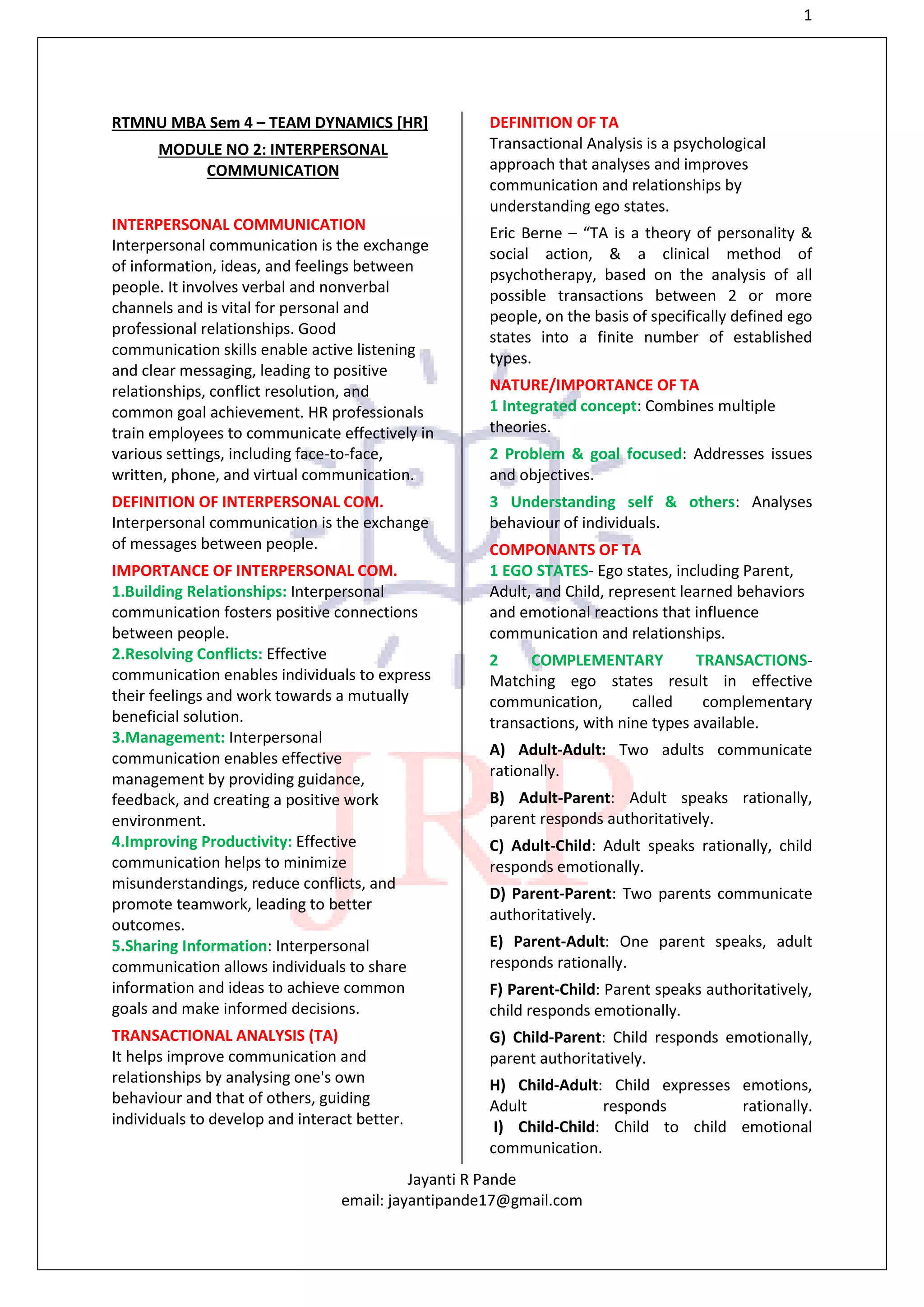 Team_Dynamics_Mod_2_Summary.pdf | Free Download