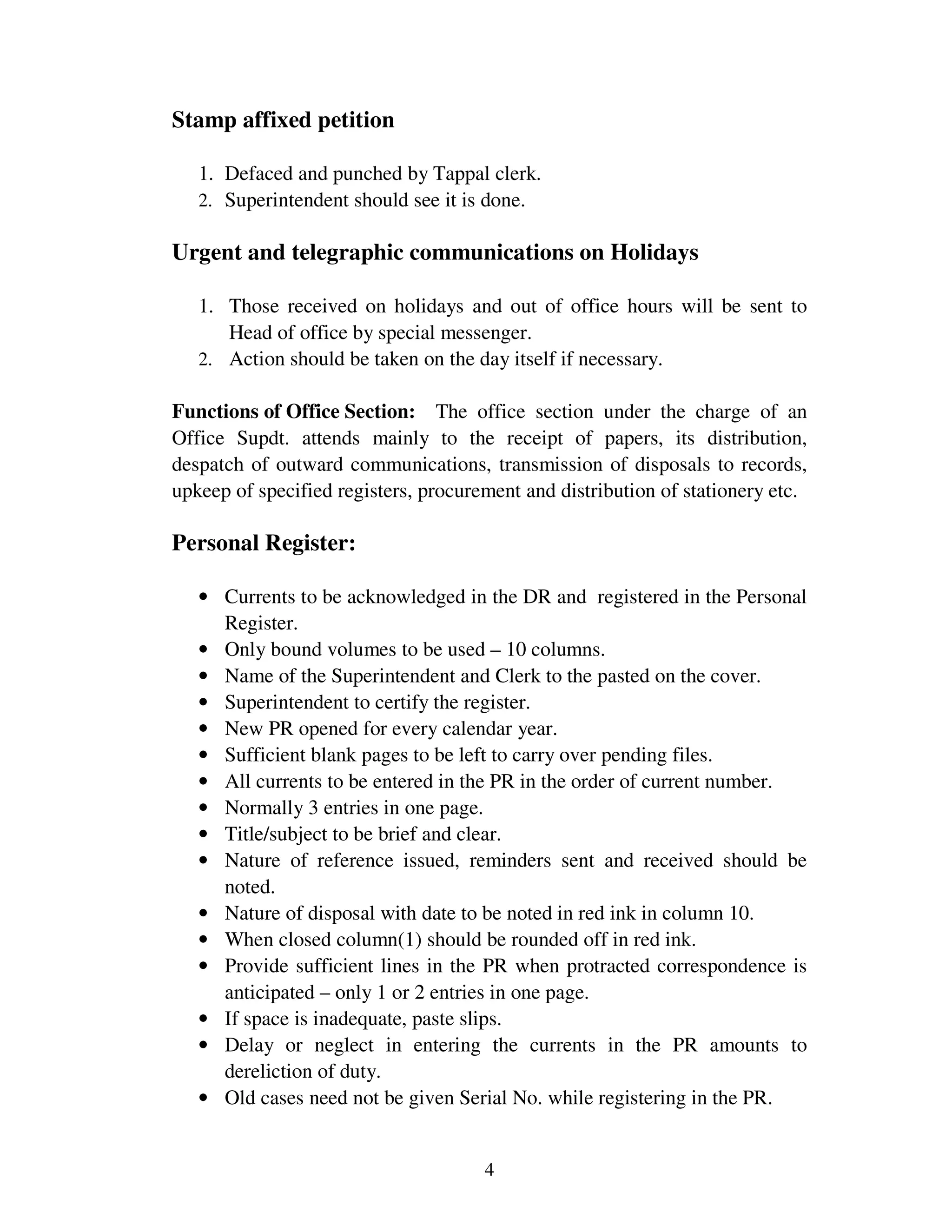 Manuai Of Office Procedures. | PDF