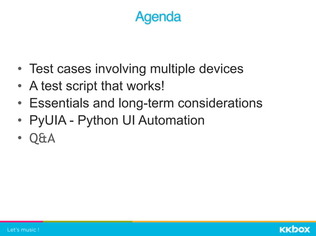 利用 Appium + Robot Framework 實現跨平台 App 互動測試 | PPT