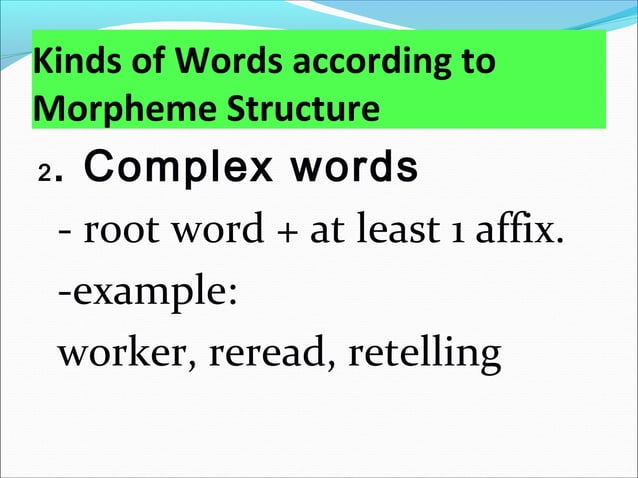 Introduction to Morphology | PPT