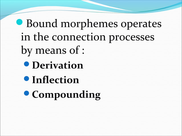 Introduction to Morphology | PPT