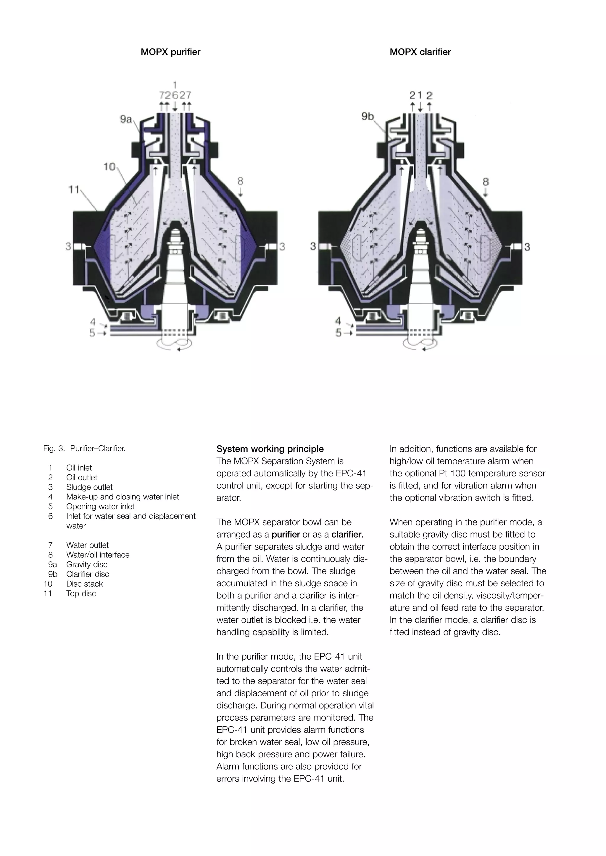 Alfa Laval oil purifier, MOPX-207, MAPX-207, ship oil purifier, biodiesel centrifuge | PDF