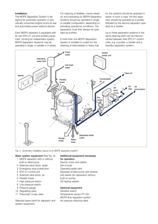 Alfa Laval oil purifier, MOPX-207, MAPX-207, ship oil purifier ...