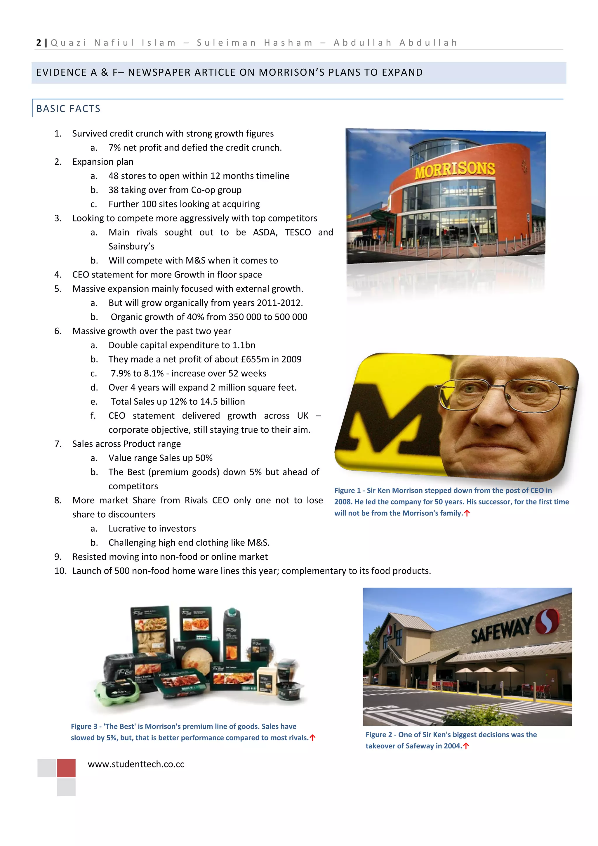 Critical Analysis on Morrisons Pre-Released material | PDF