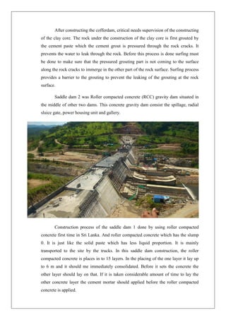 Field visit report of Moragahakanda reservoir project | PDF