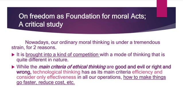 Moral and Non moral Standard: Concept and Perspective | PPTX