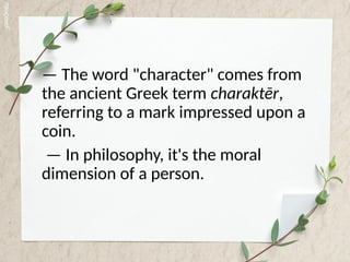 Moral-character-development-report.ppt.. | PPTX