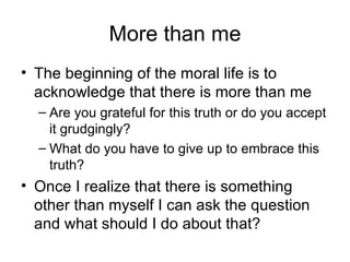 Moral Life | PPT