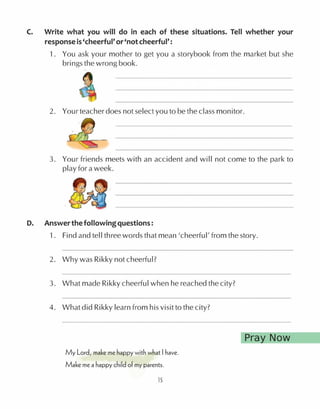 Moral values-1 CLASS - FIRST | PDF