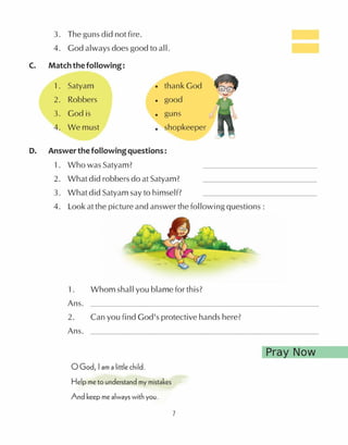 Moral values-1 CLASS - FIRST | PDF