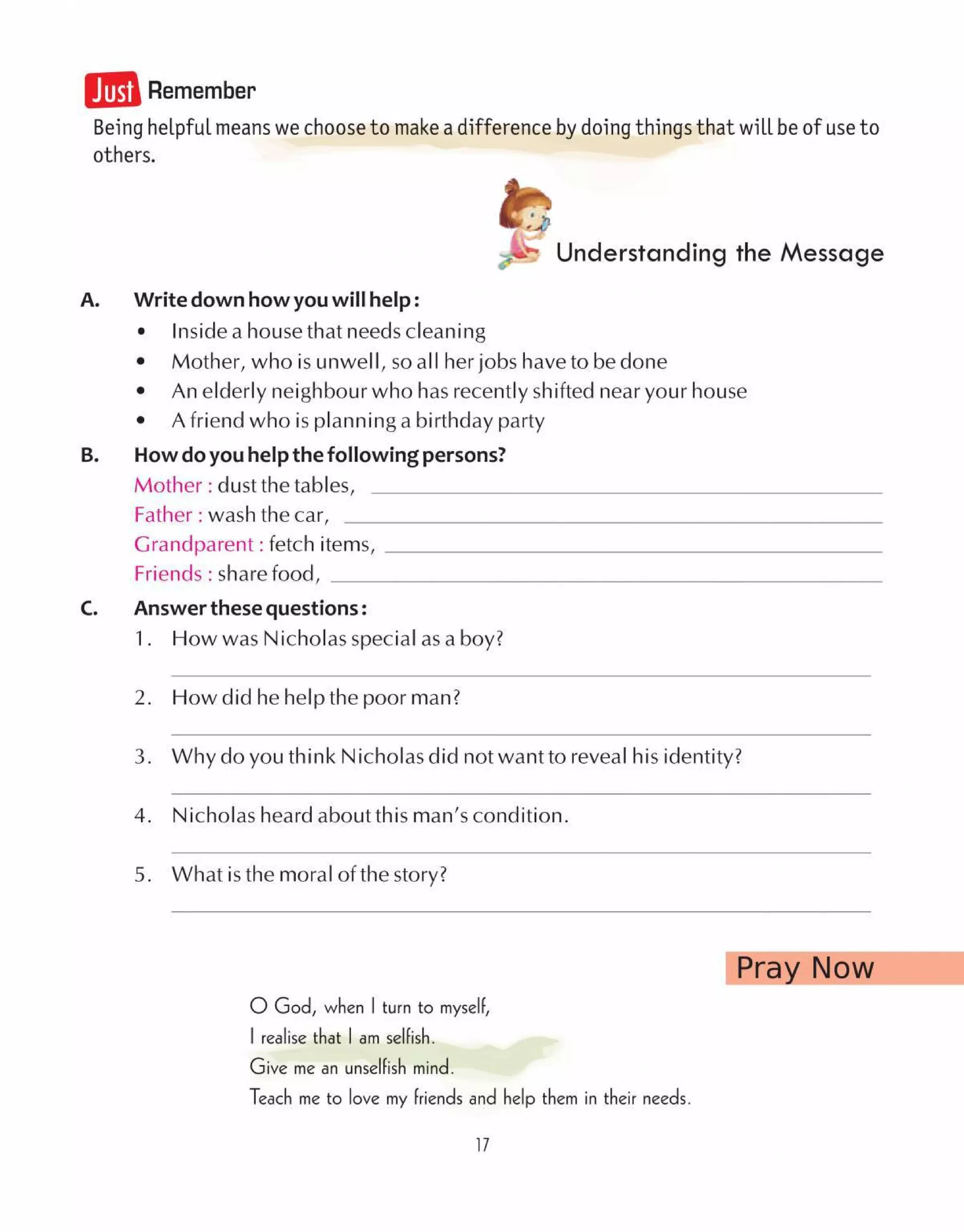 Moral values-4 CLASS - FOURTH | PDF