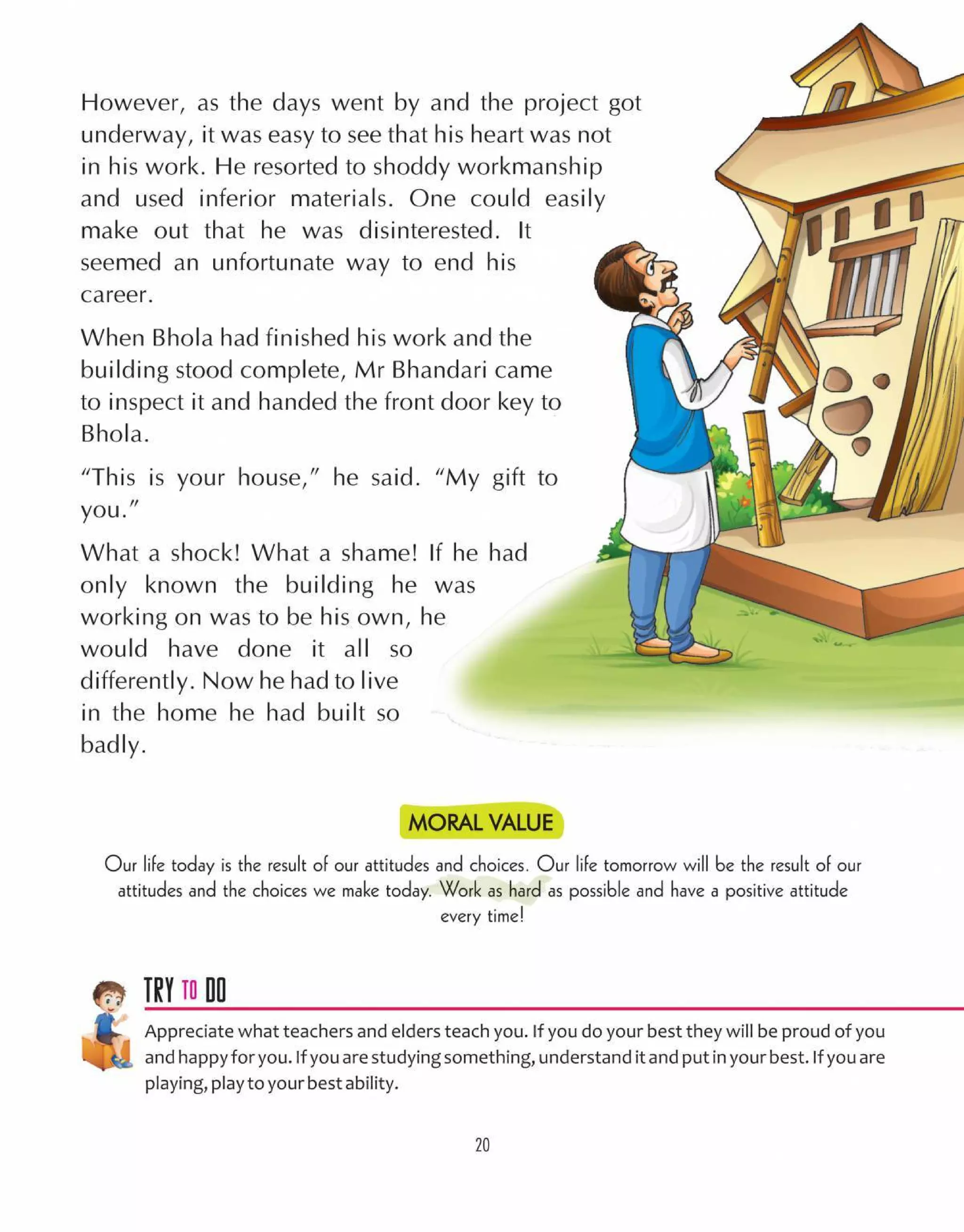 Moral values-4 CLASS - FOURTH | PDF
