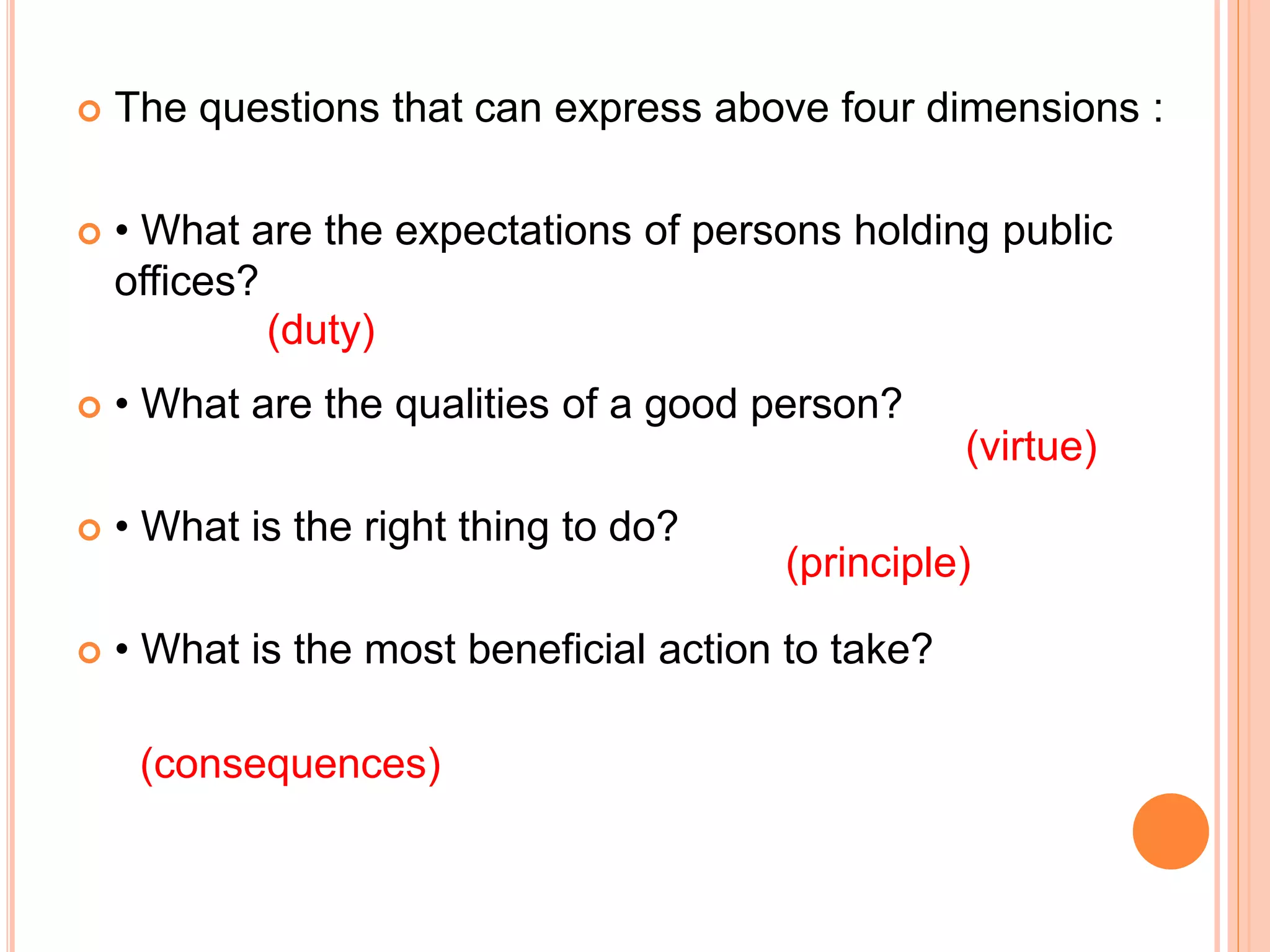 Moral action in public administration | PPTX