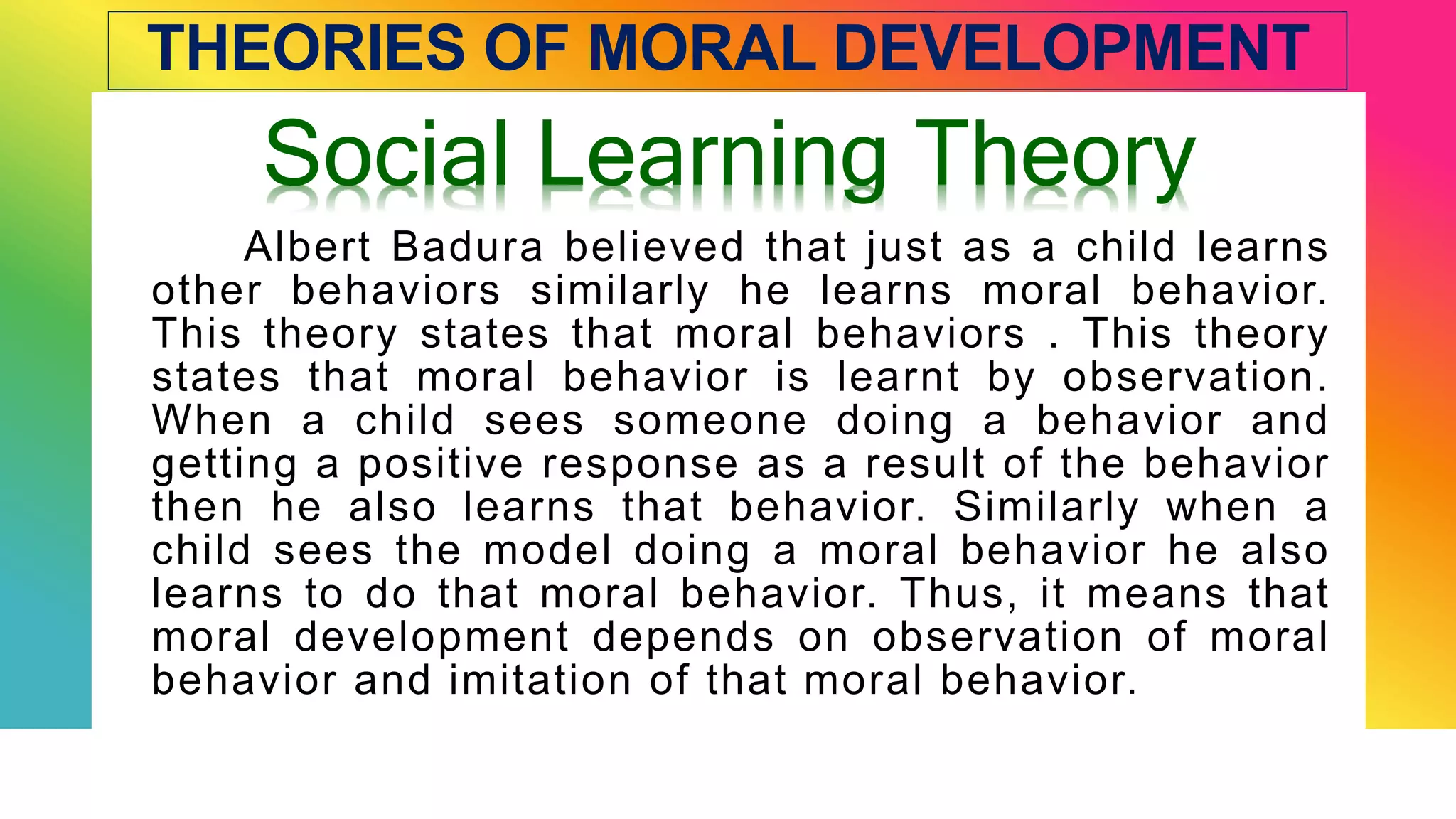 Moral agent & moral development | PPTX