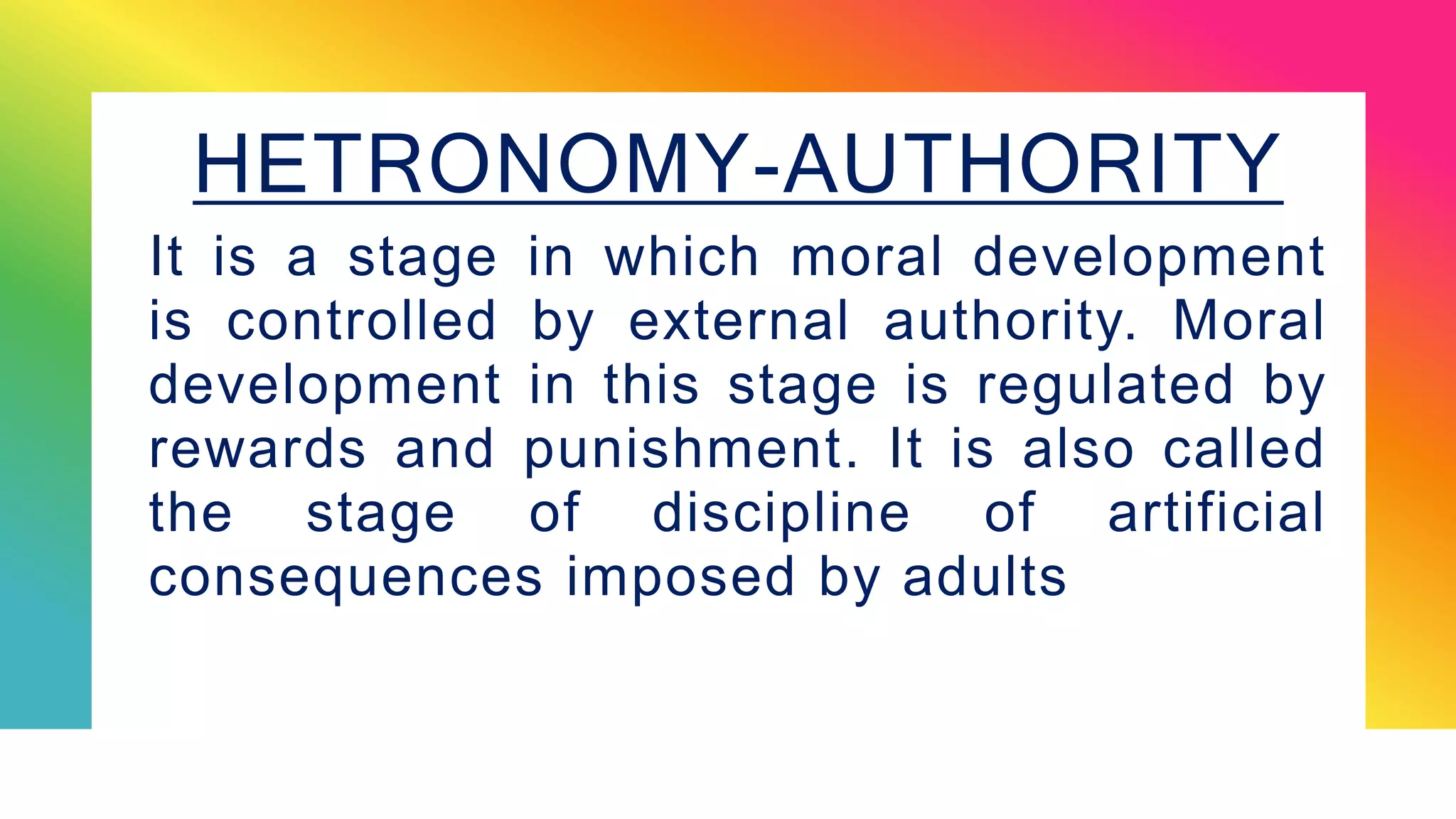 Moral agent & moral development | PPTX