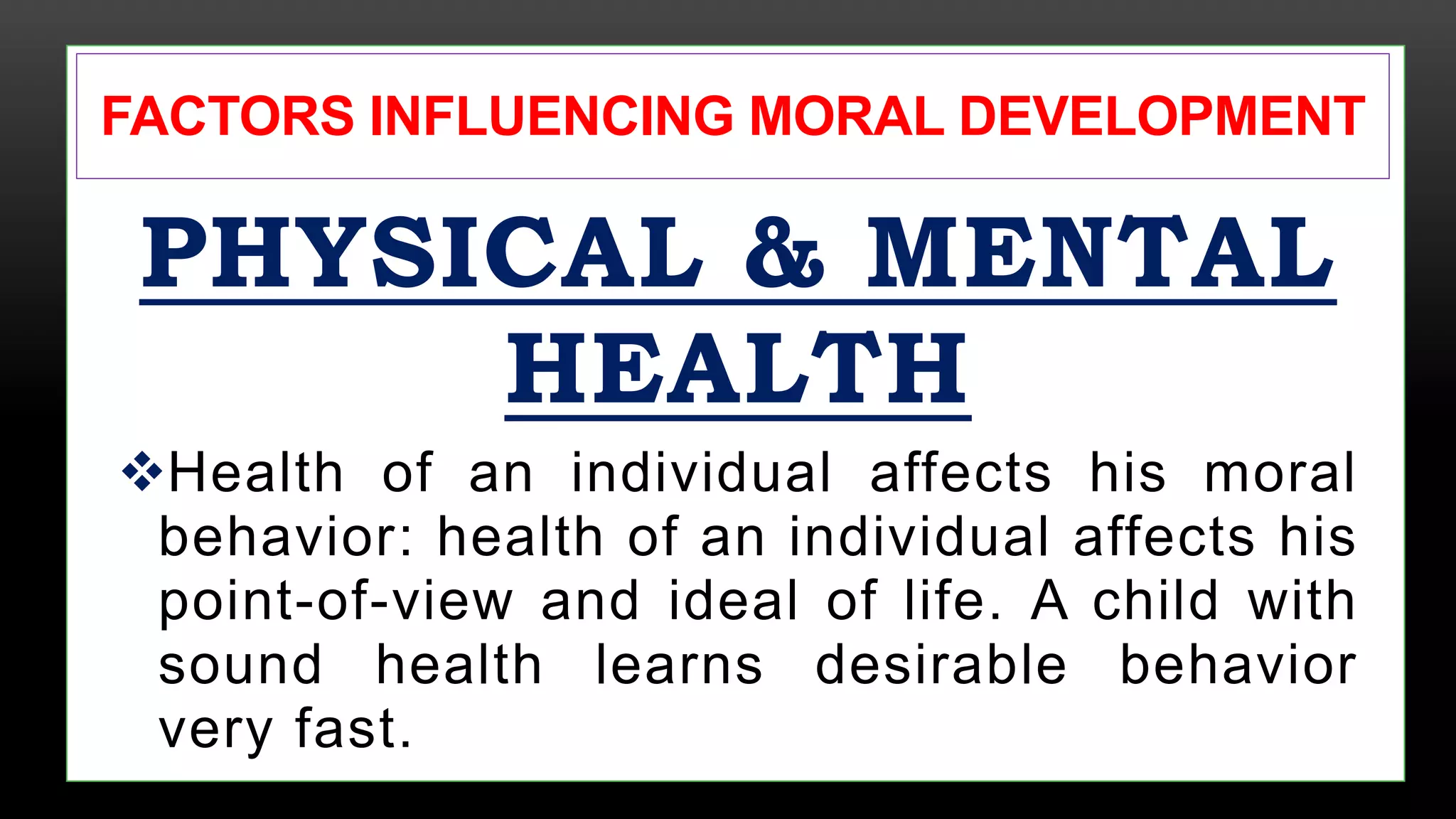 Moral agent & moral development | PPTX