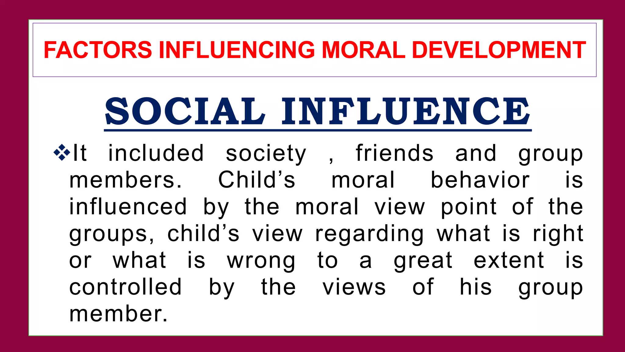 Moral agent & moral development | PPTX