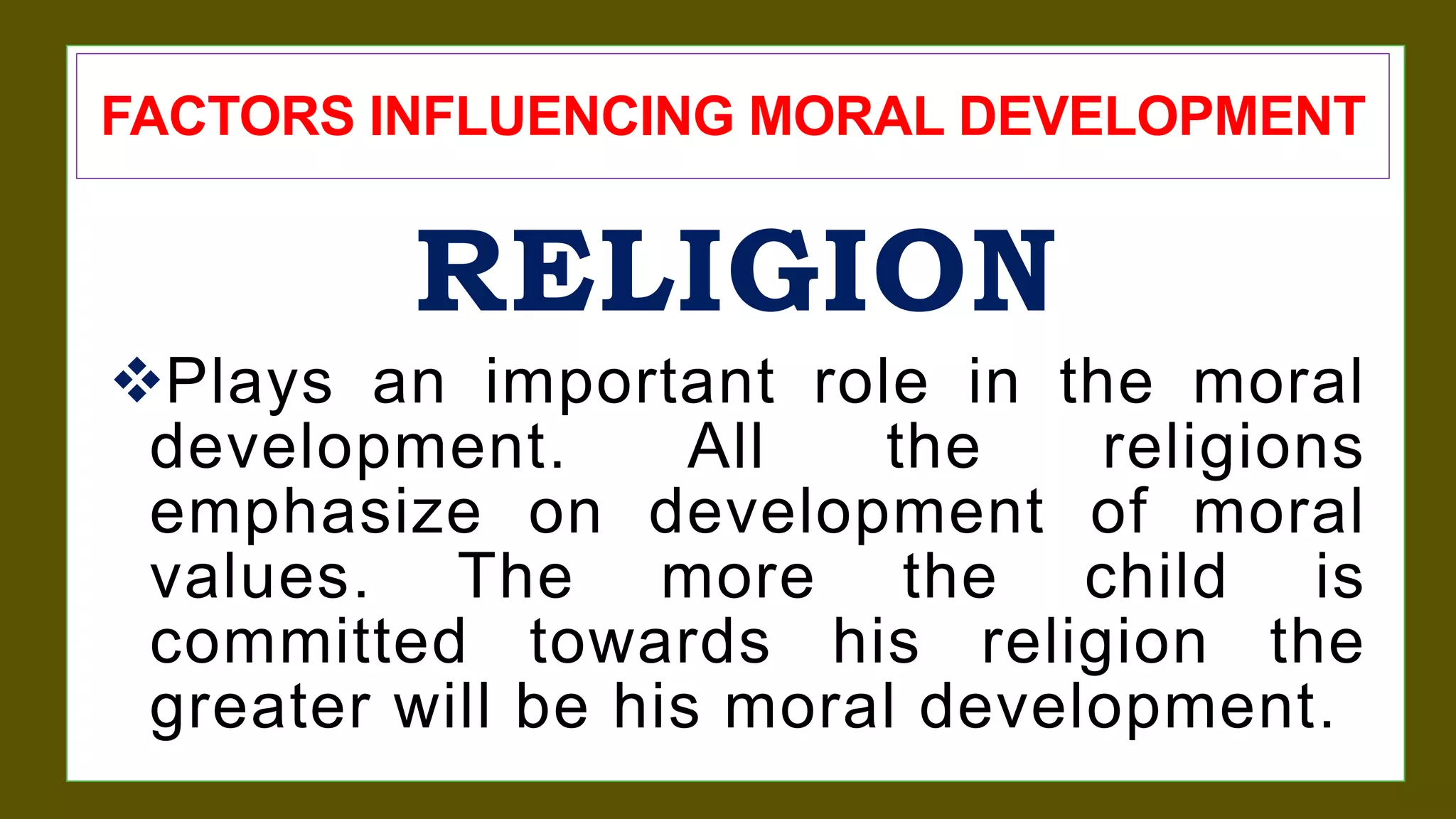 Moral agent & moral development | PPTX