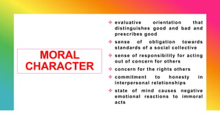Moral agent & moral development | PPTX