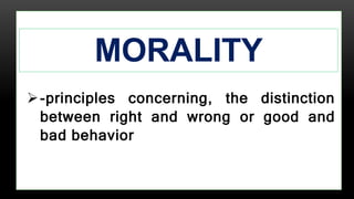 Moral agent & moral development | PPTX