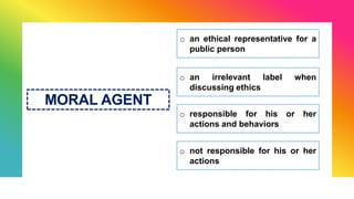 Moral agent & moral development | PPTX