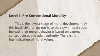 Moral Agent; Stages of moral development · SlidesMania.pptx