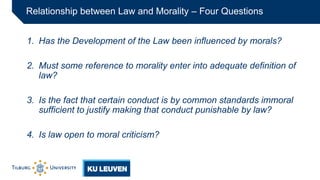 Moral and law - On Hart's Legal Enforcement of Morality | PDF