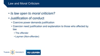 Moral and law - On Hart's Legal Enforcement of Morality | PDF
