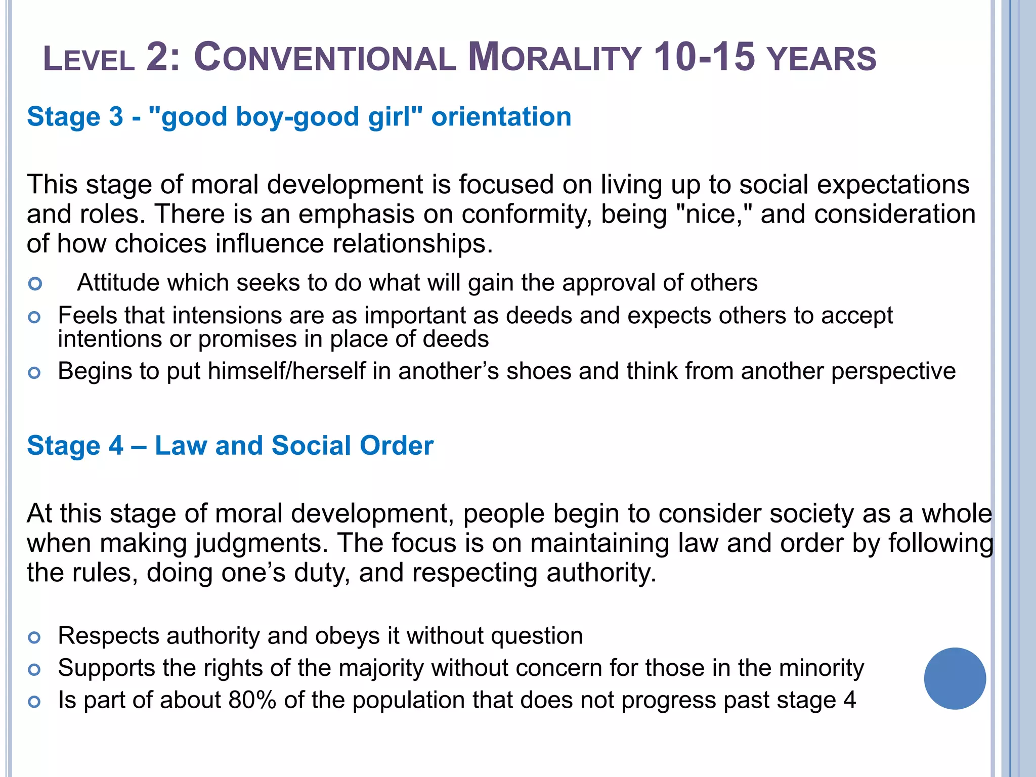 Moral and social developement | PPTX