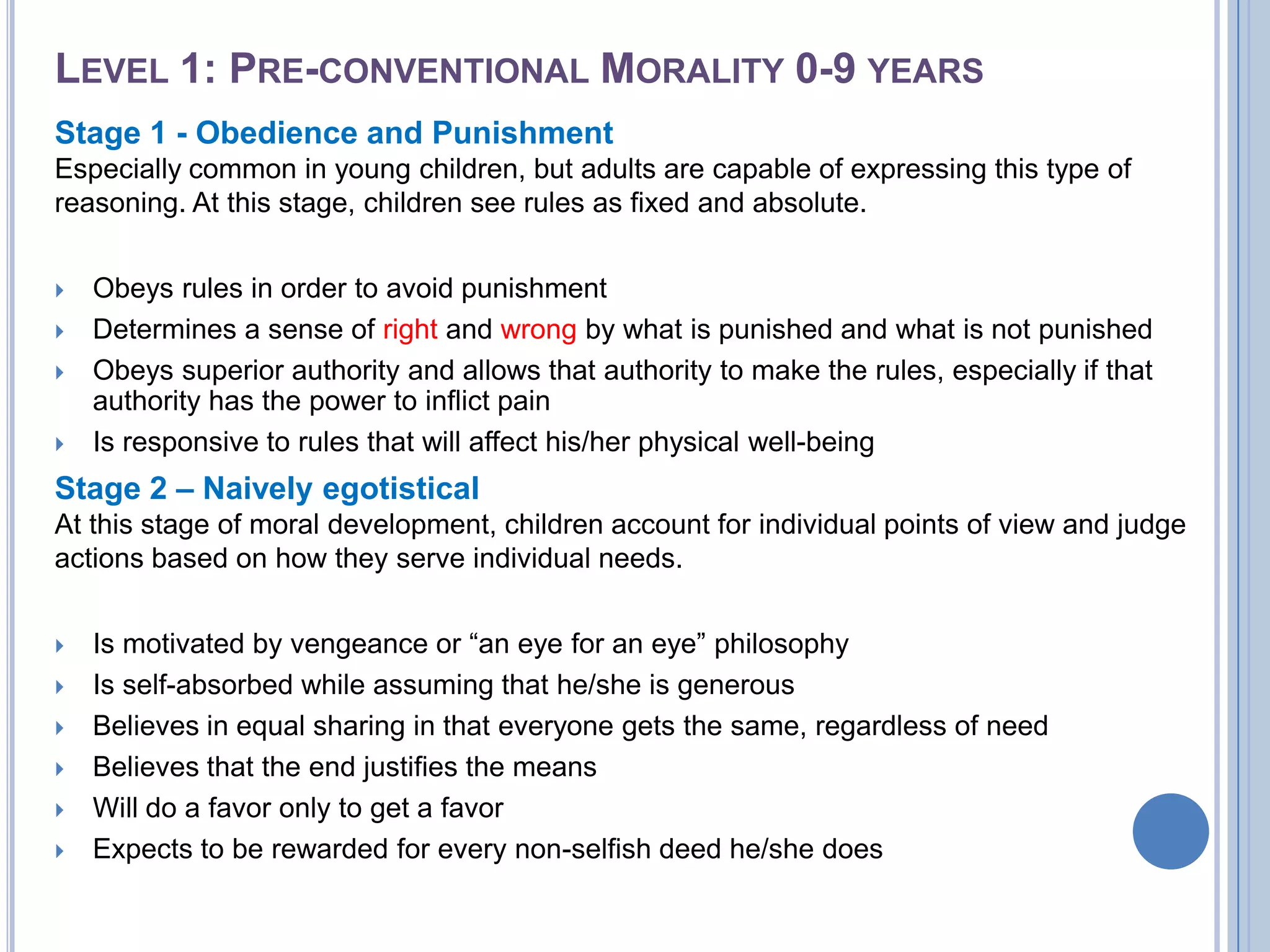 Moral and social development | PPTX