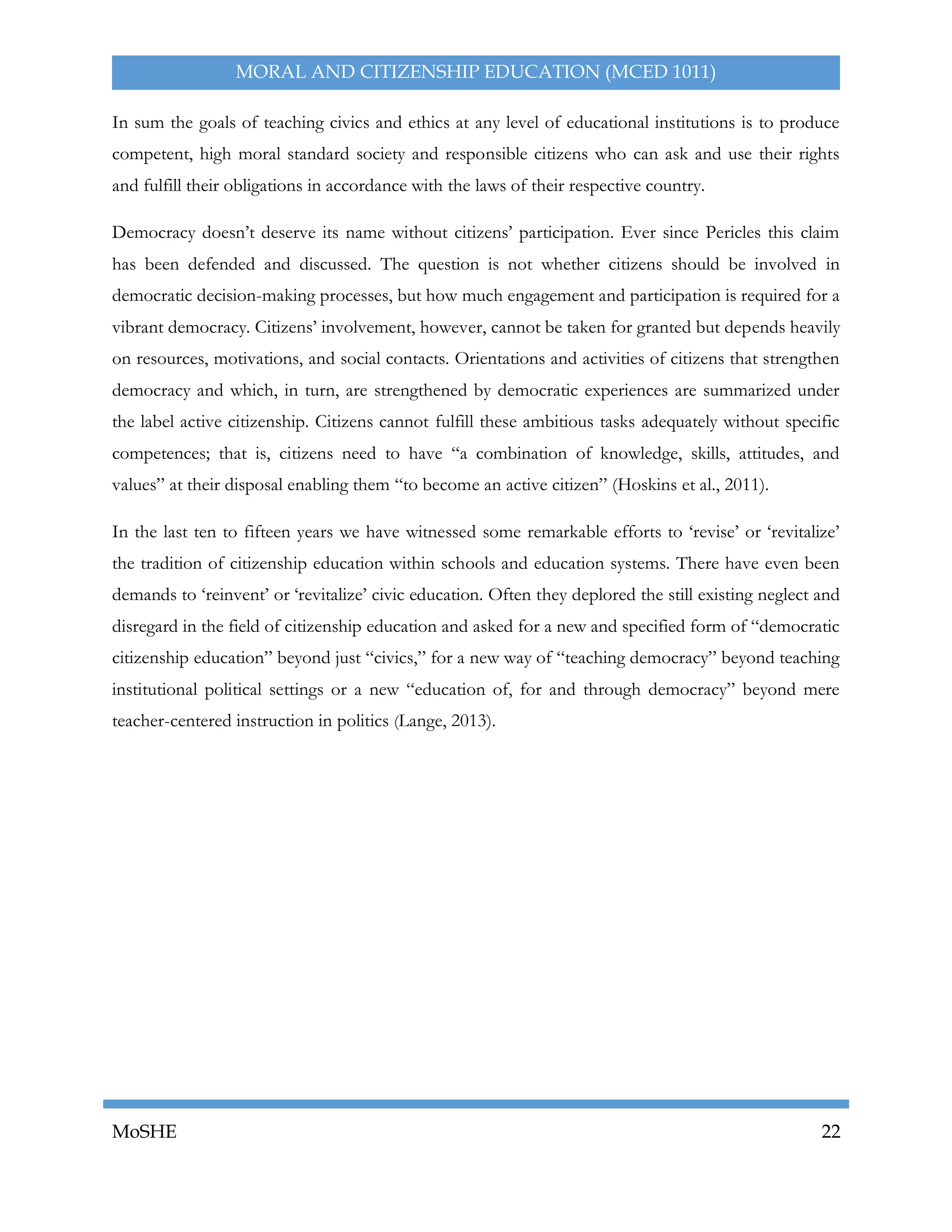 moral & civic education.pdf | Education