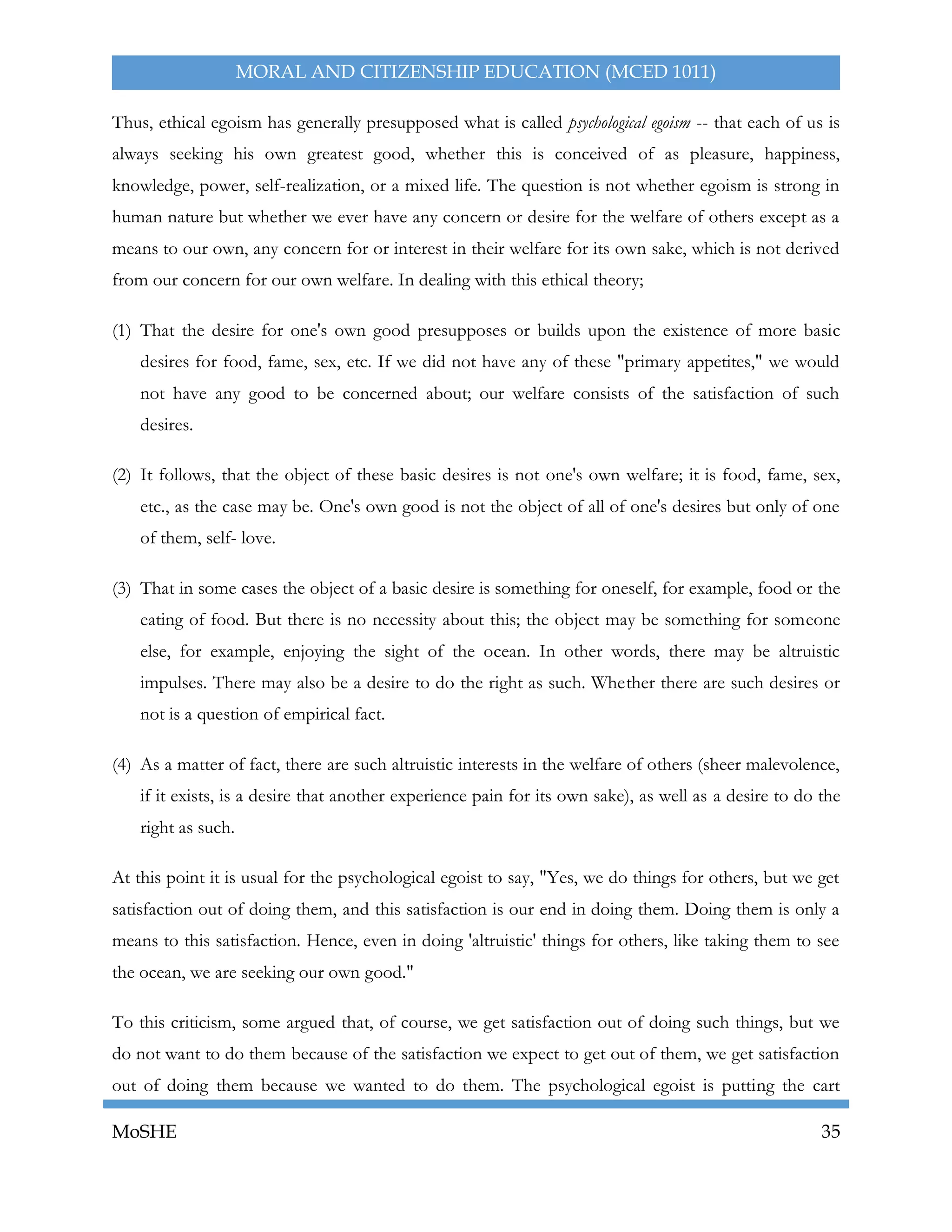 moral & civic education.pdf | Education