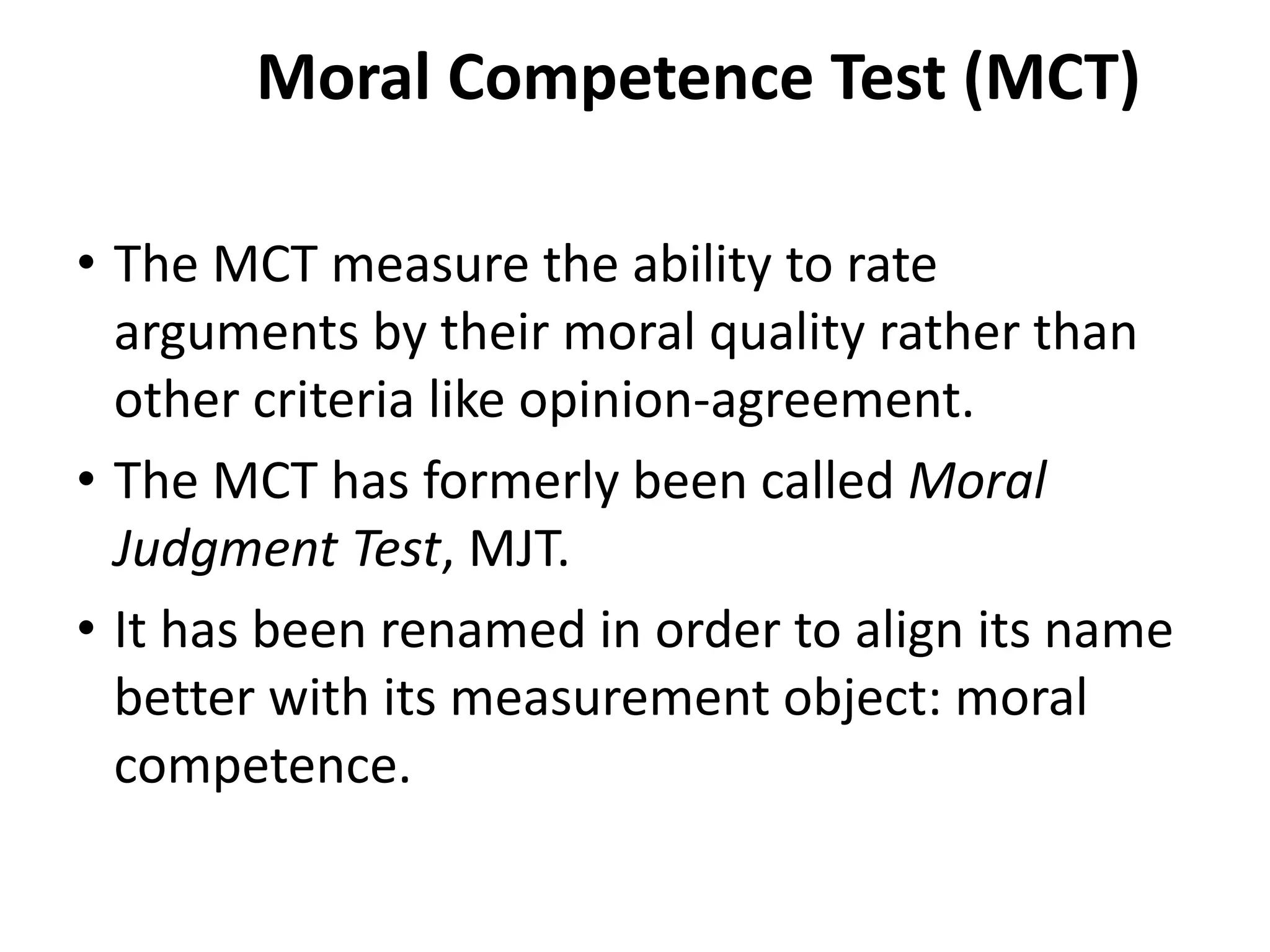 Moral competency | PPTX