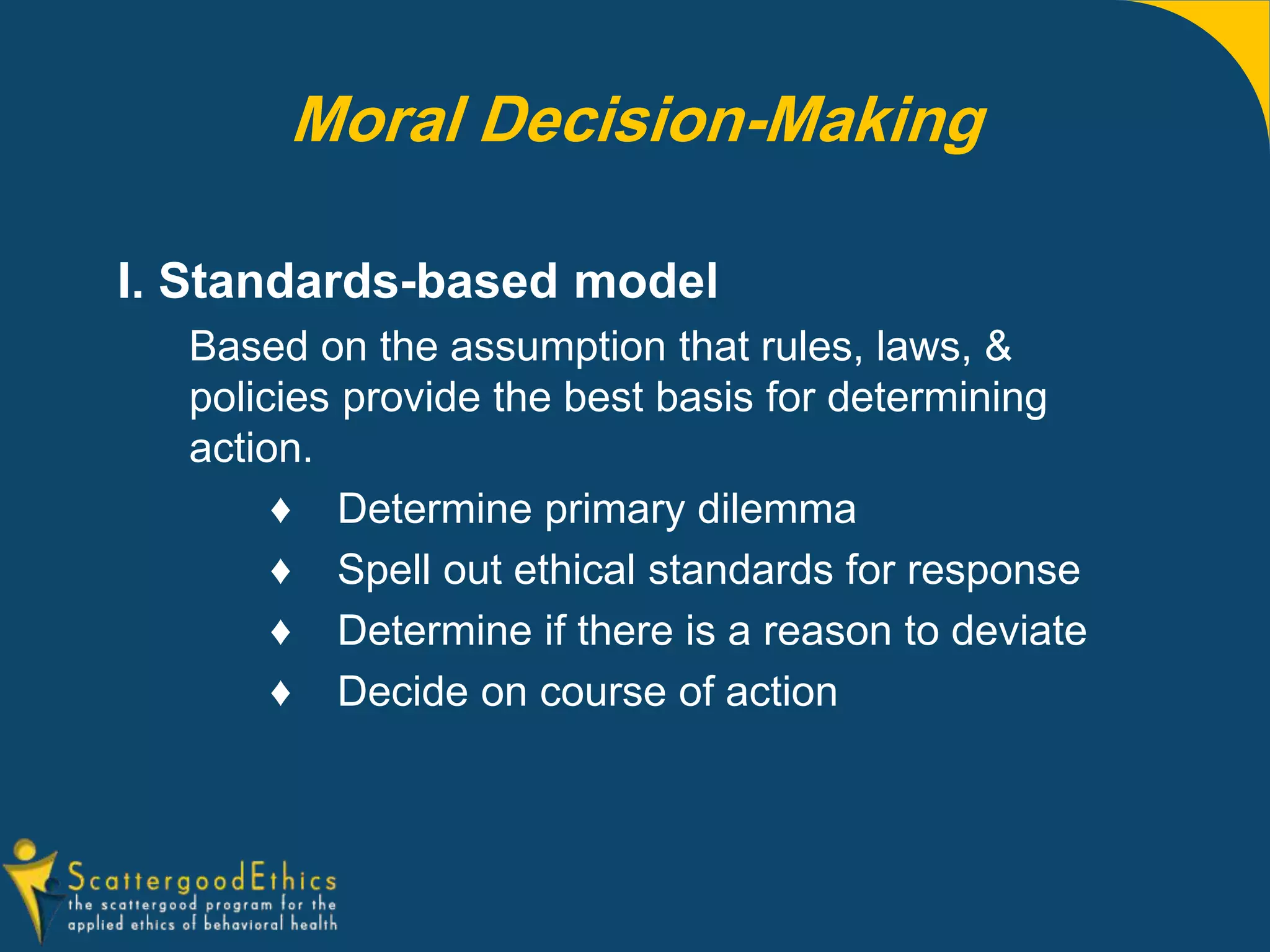 Moral decision making | PPT