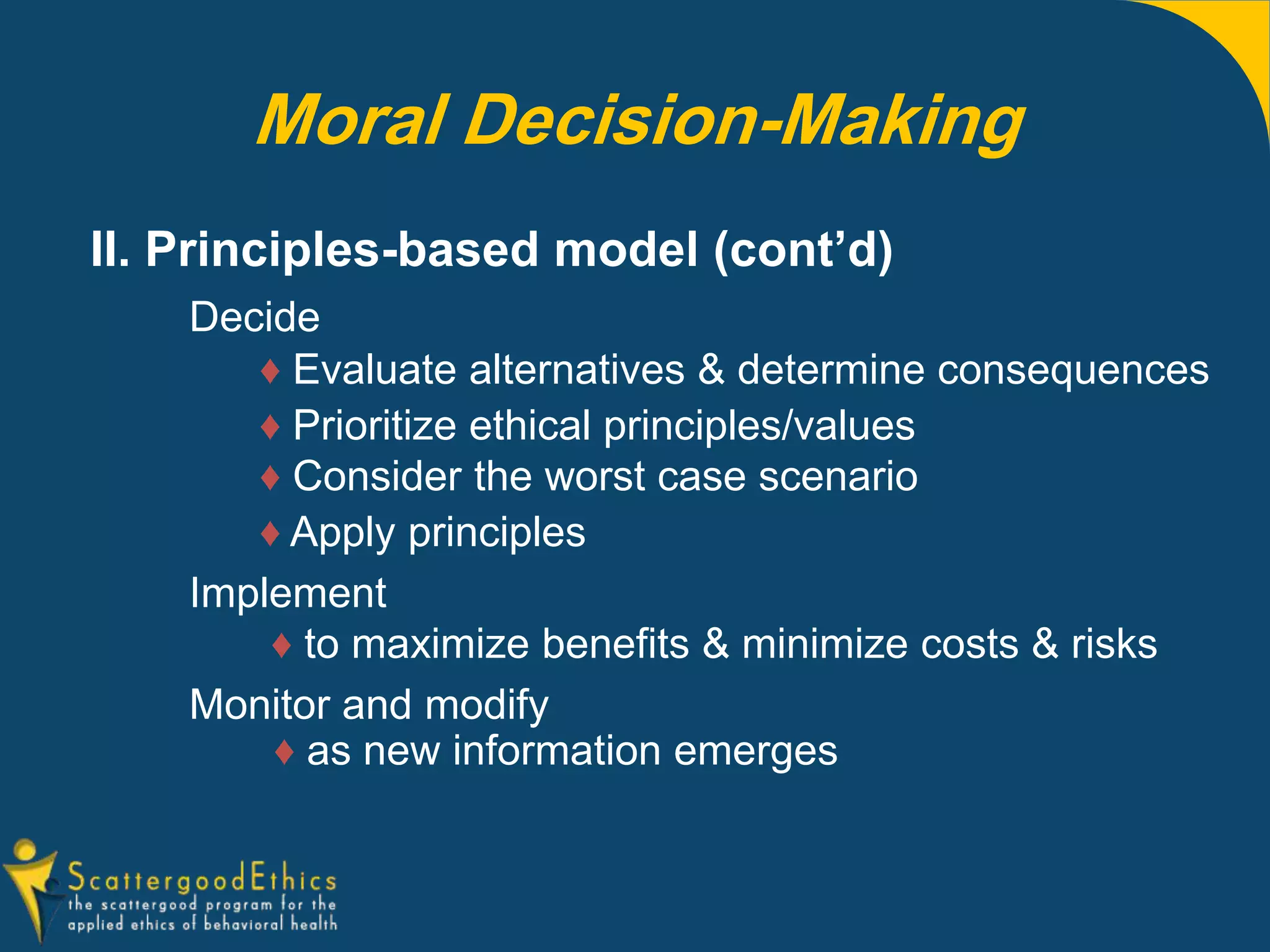 Moral decision making | PPT