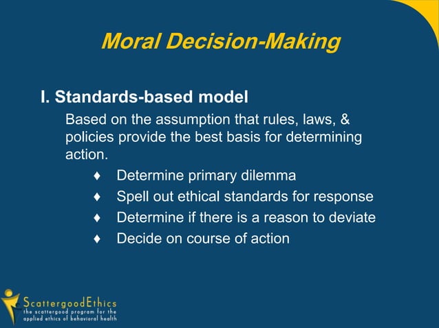 Moral decision making | PPT