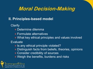 Moral decision making | PPT