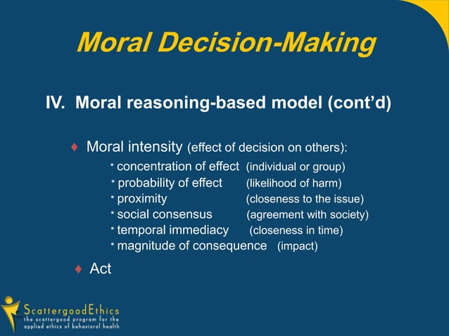 Moral decision making | PPT