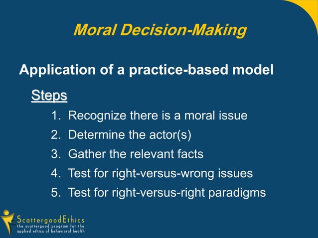 Moral decision making | PPT