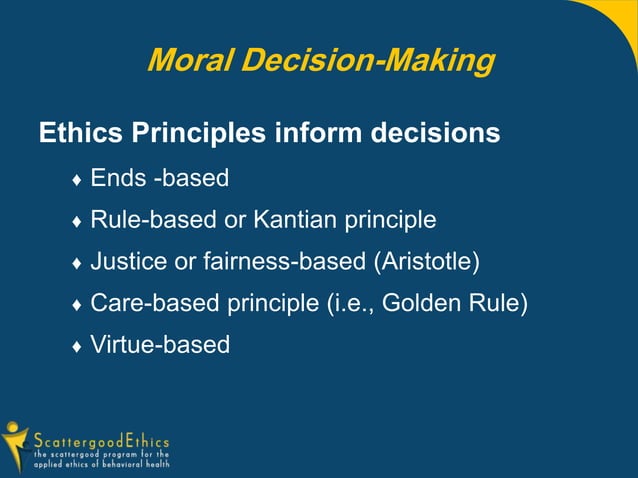 Moral decision making | PPT