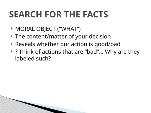 MORAL DECISION MAKING.pptx for morals of | PPT