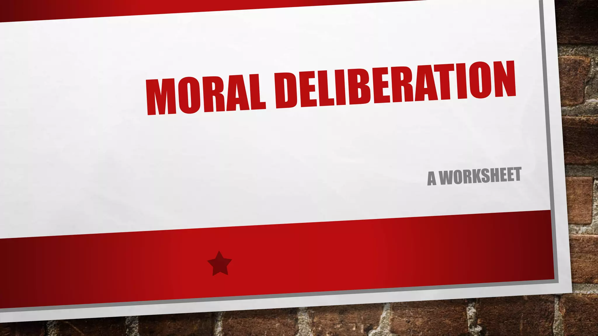 moral deliberation.pptx