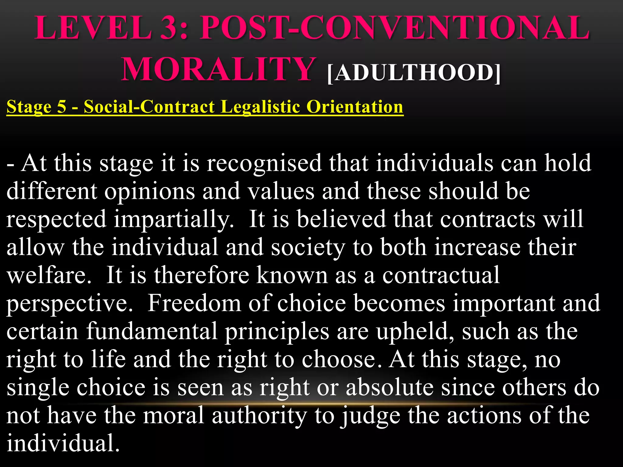 Moral Development | PPTX | Family and Relationships
