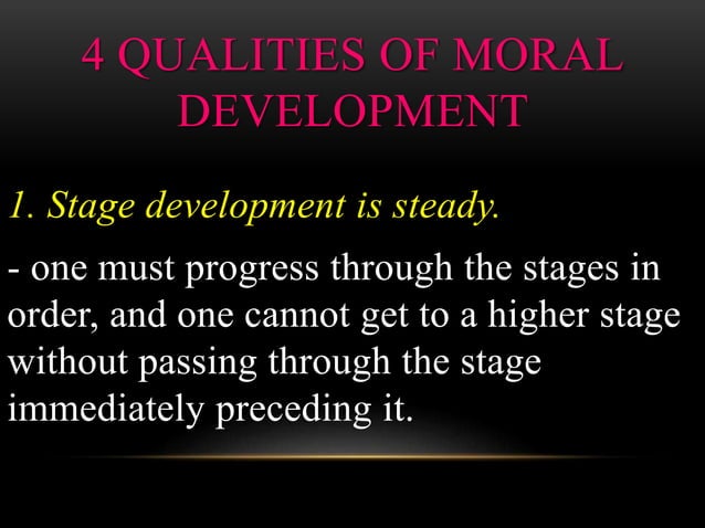 Moral Development | PPTX | Family and Relationships