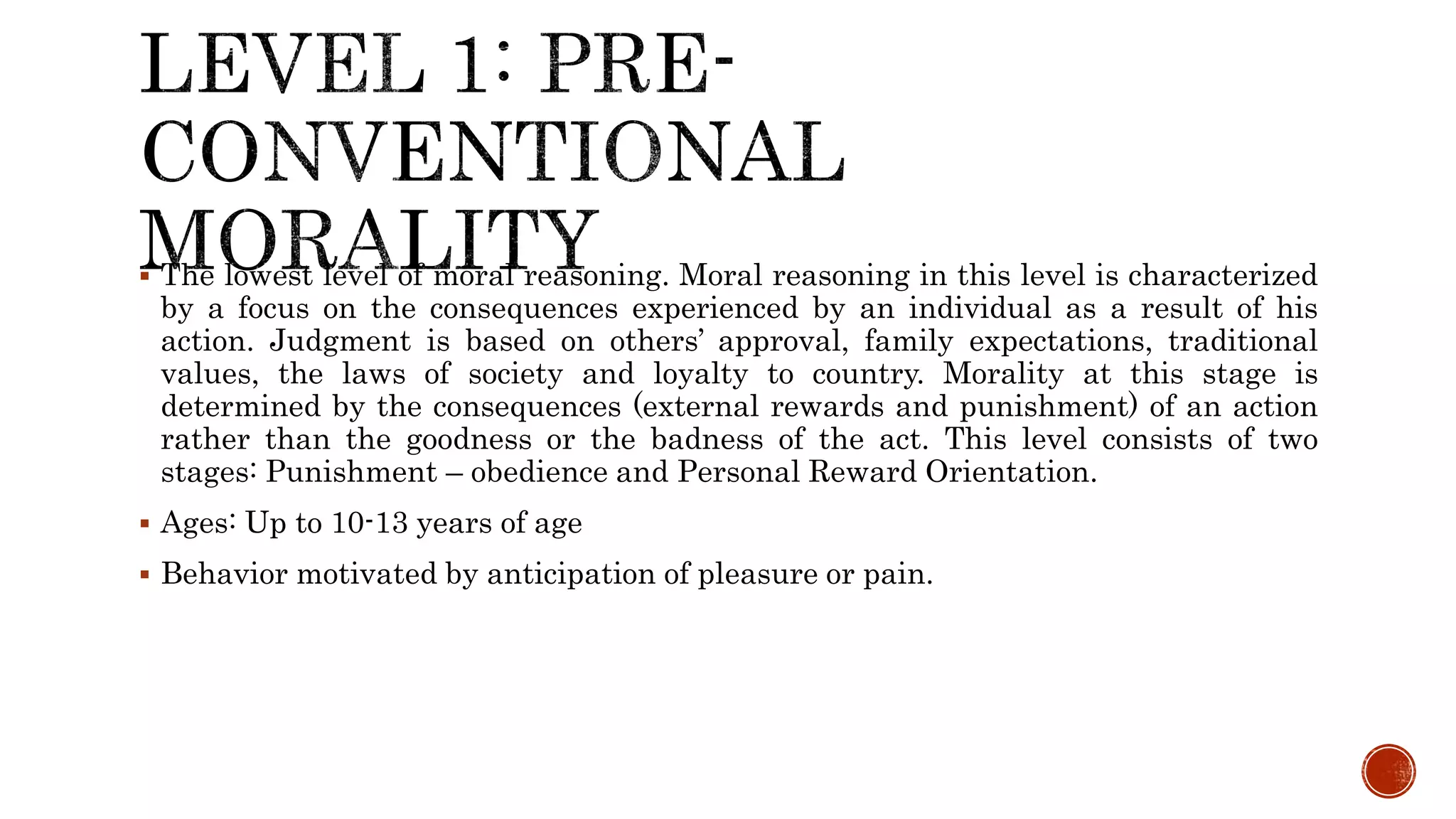 Moral development by Lawrence Kohlberg | PPT