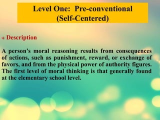 Moral development | PPTX