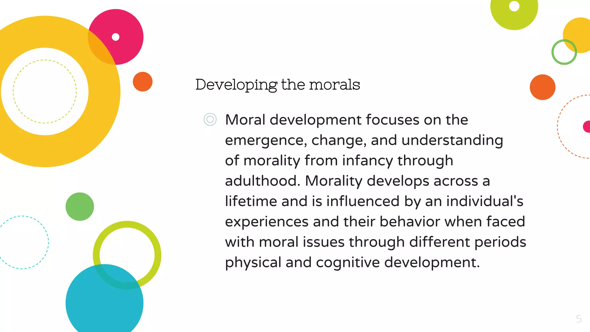 Moral development | PPTX