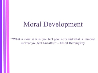 Moral Development.ppt
