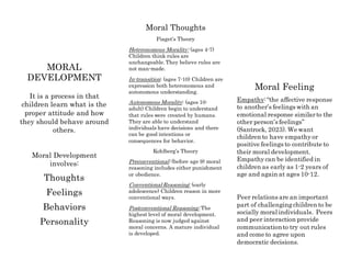 Moral Development | PPT